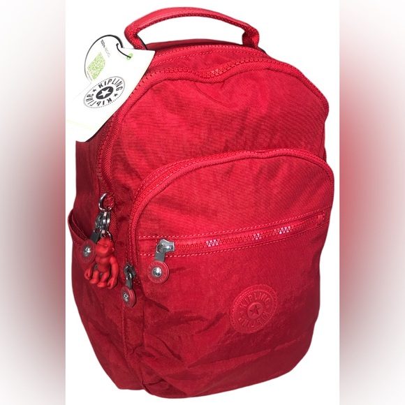 Kipling | Bags | Kipling Seoul Small Tablet Backpack Red Rouge | Poshmark